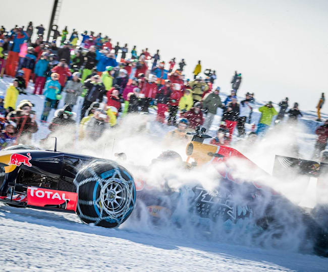 The making of the Red Bull F1 snow run ++video++