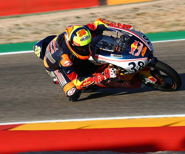 Blog | David Salvador almost on the podium in Aragón 1