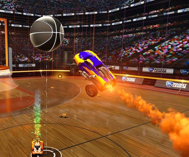 Rocket League: The pros playing basketball with cars