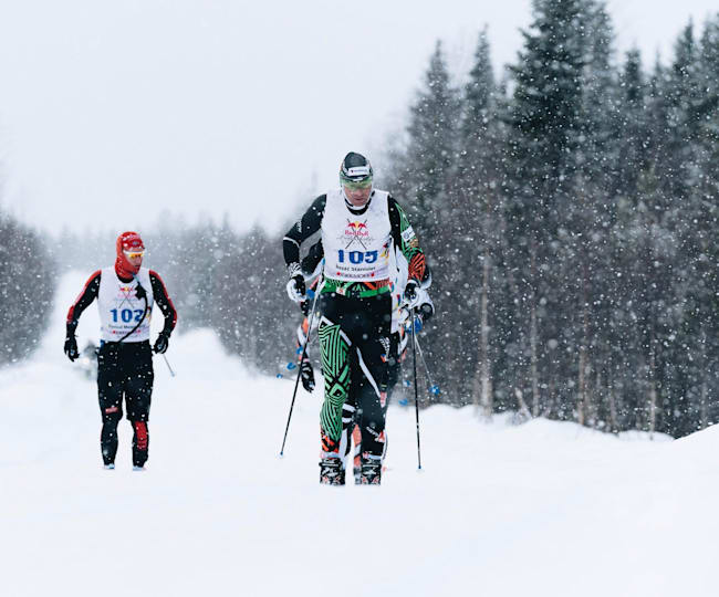 Extrémní závod: Lyžař Stanislav Řezáč má 3. místo VIDEO