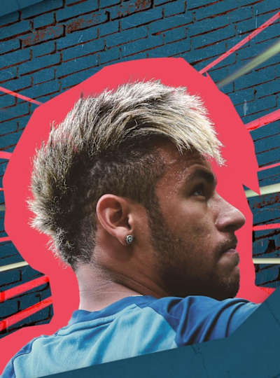 La crête de Neymar, coupe de cheveux légendaire ! Foot