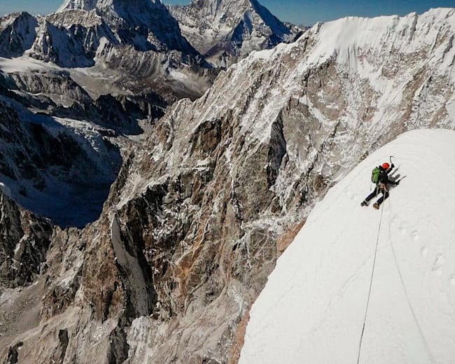 David Lama – Erstbesteigung des Lunag Ri