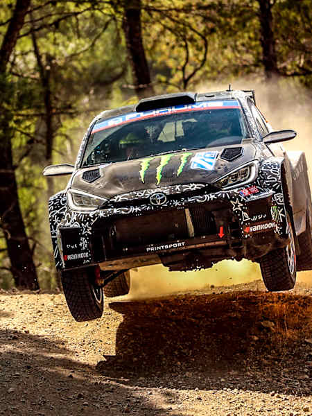 Solberg storms clear in WRC2 as rivals hit trouble in Greece
