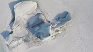 Running on an iceberg