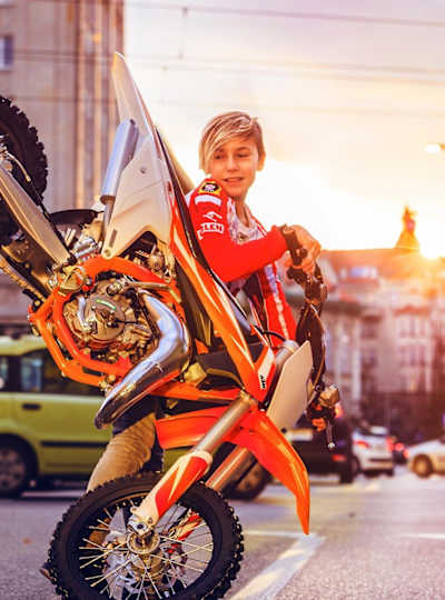 Maks Chwalik najszybszy nastolatek w Polsce motocross