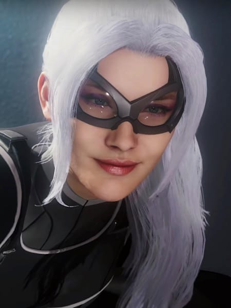 black cat spiderman photo