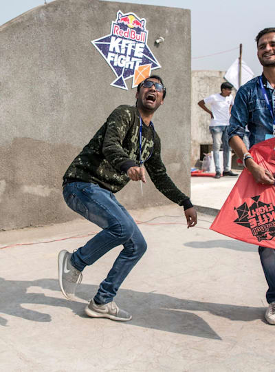 Action from Red Bull Kite Fight 2018