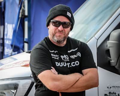 Filip Dąbrowski praca menedżera w Rajdzie Dakar