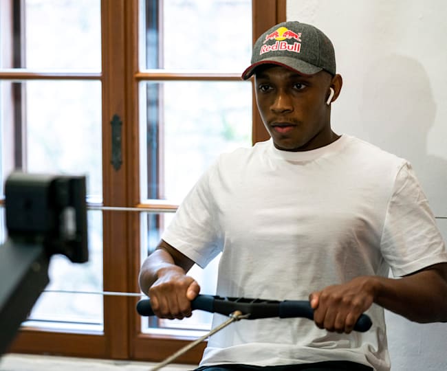 Ryan Pessoa at the Red Bull Athlete Performance Centre