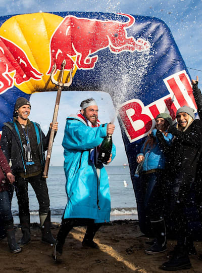 Ross Edgley becomes first person to swim around Britain
