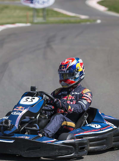 Un giro sui kart con Max verstappen - Onboard Video