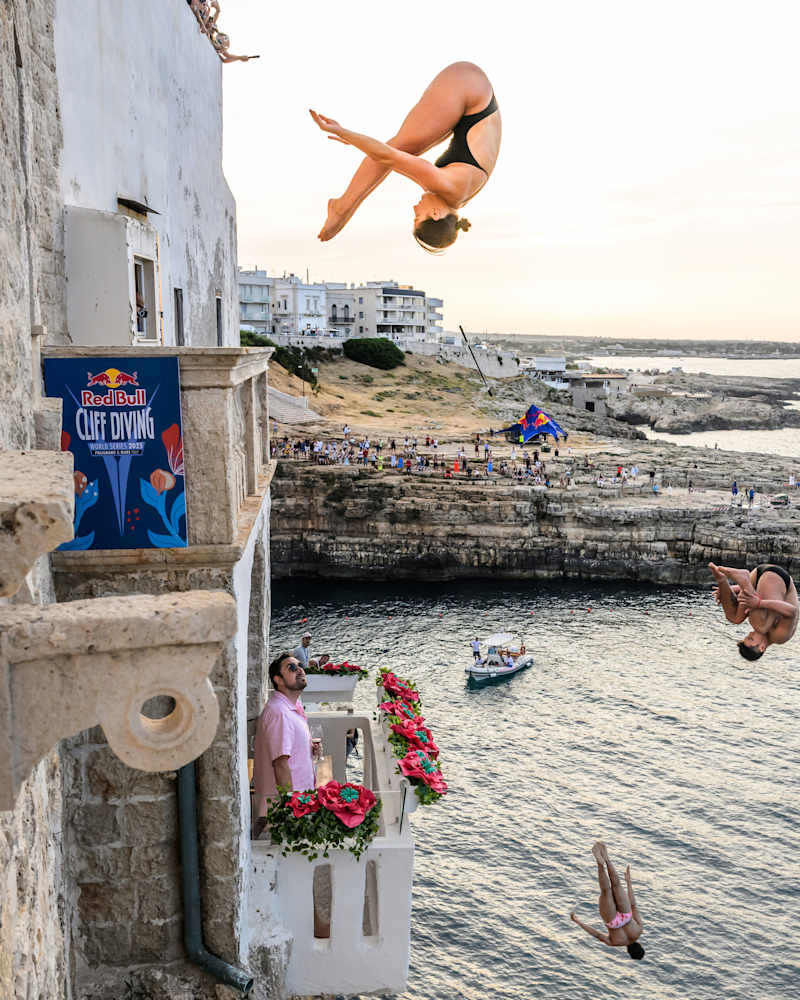 cliff diving reaction