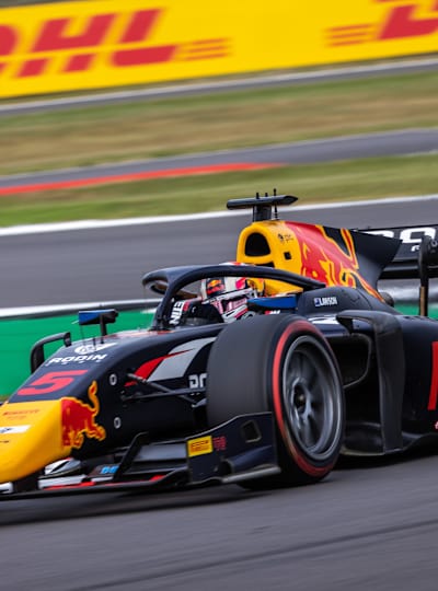 Lawson and Iwasa Podium in Silverstone F2