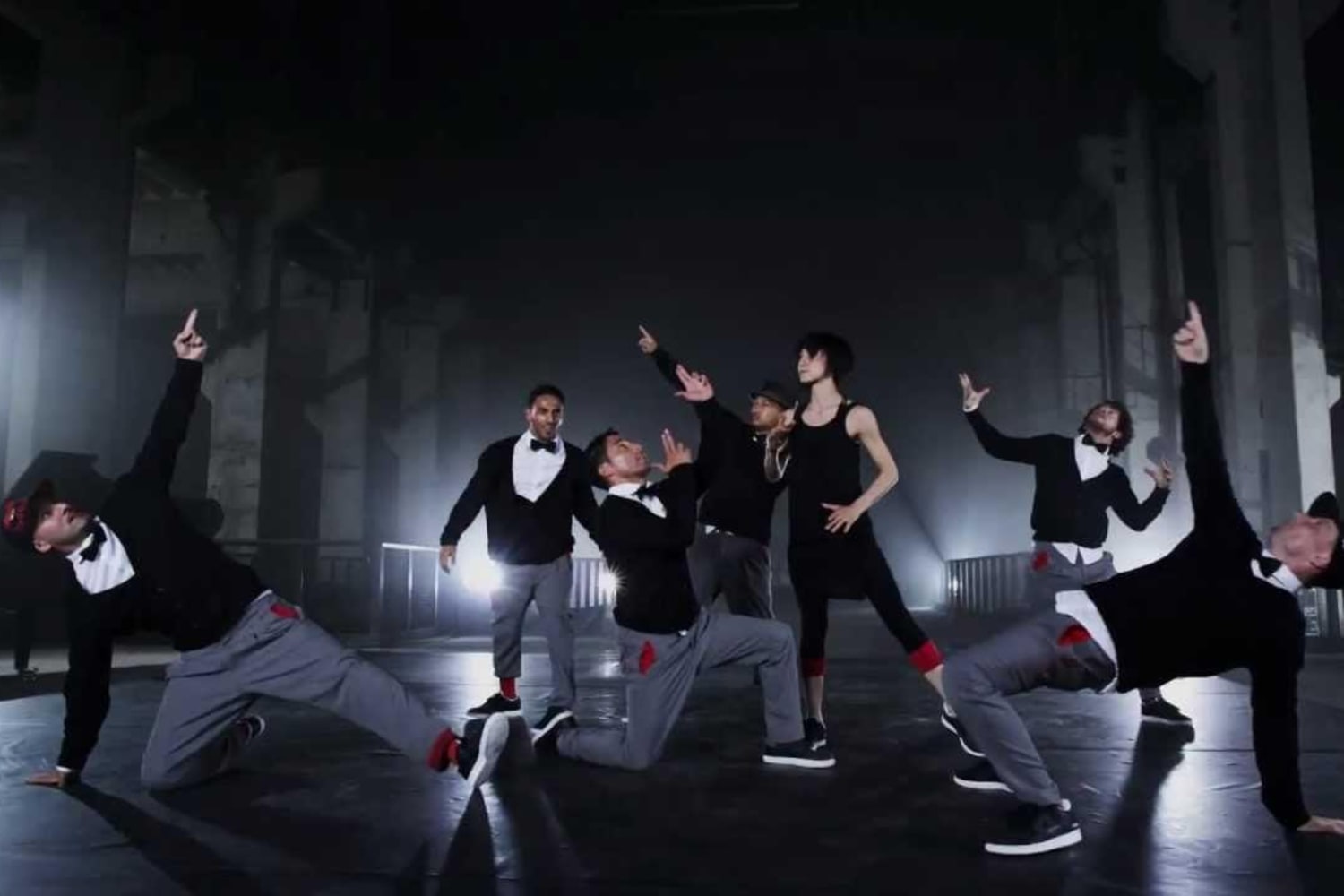 En el backstage con Flying Steps