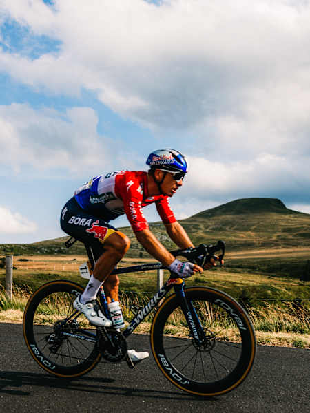 Back home at last: Danny van Poppel leads the team in the Tour of Holland