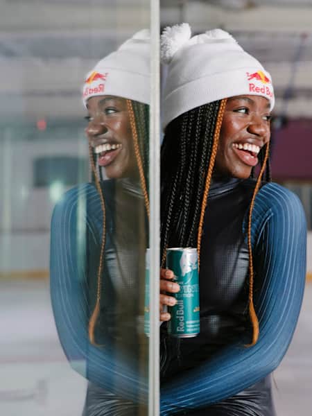 Speed skater Maame Biney breaks new ground