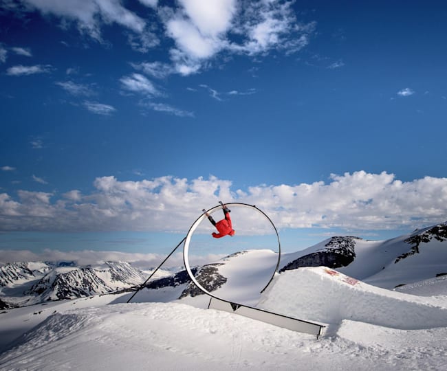 Jesper Tjader – first ski rail loop | Red Bull Snow
