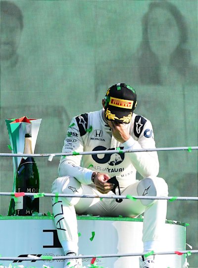 La victoire de Pierre Gasly au Grand Prix F1 d'Italie