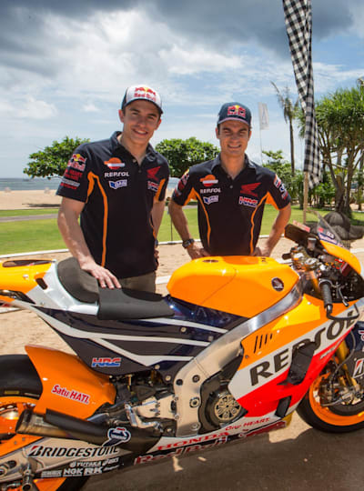 Photos of the Repsol Honda MotoGP bike 2015