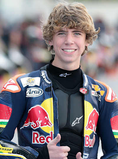 Blog | Darryn charging towards the front in Brno