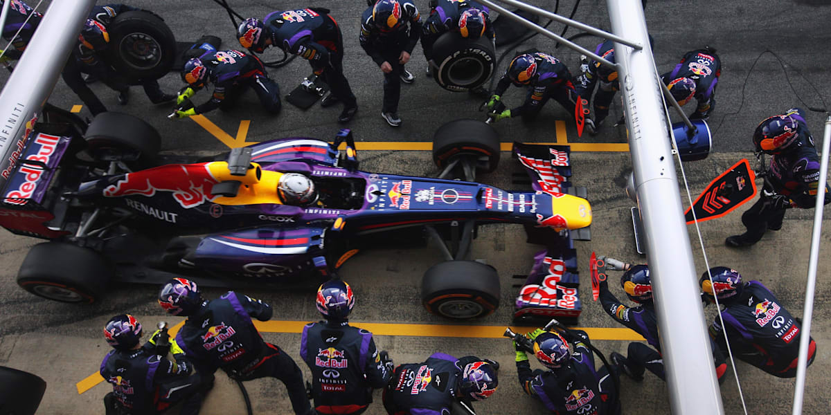 Pitstop de F1 a 1000fps
