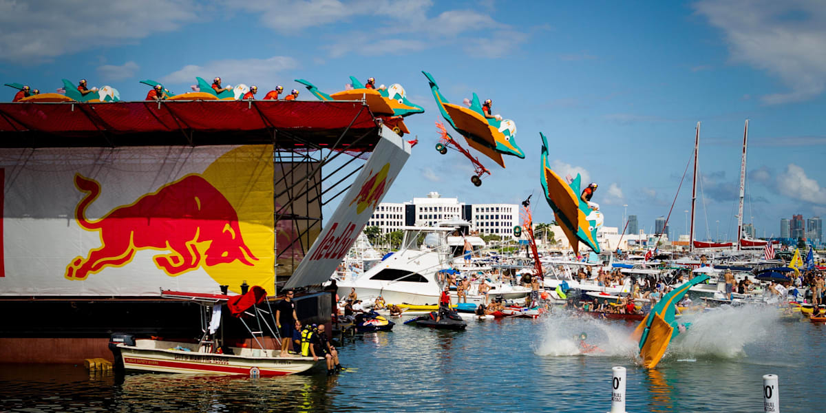 Action from National Red Bull Flugtag in Miami