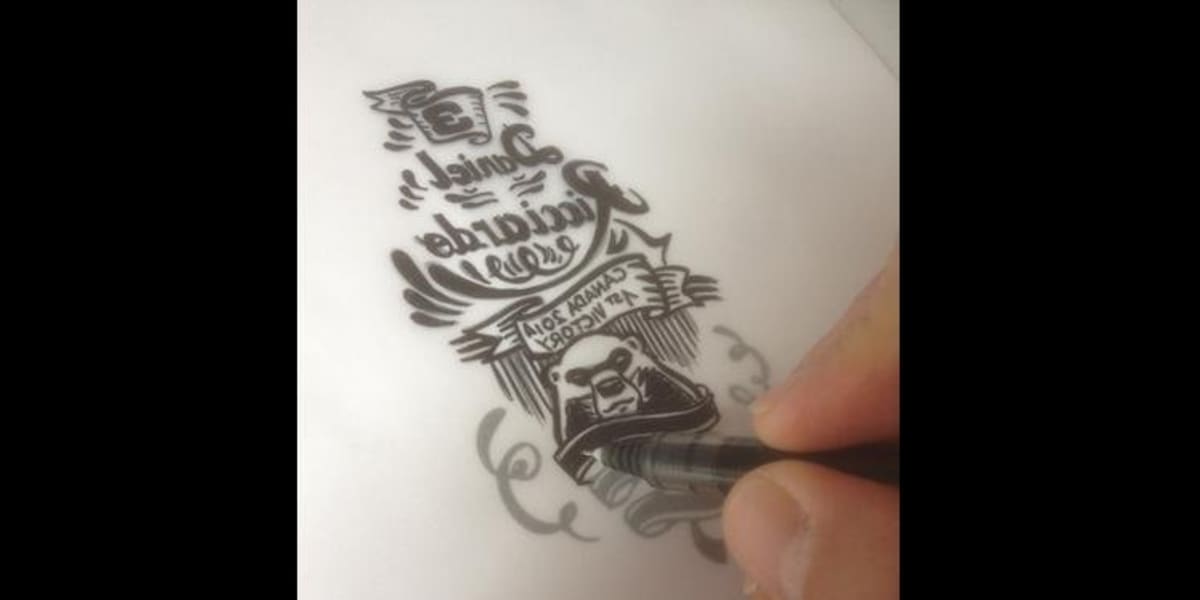 Hazte tu propio tatuaje de Daniel Ricciardo