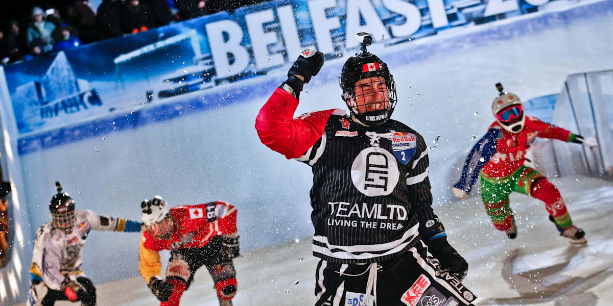 Red Bull Crashed Ice 2015 Belfast report and clip