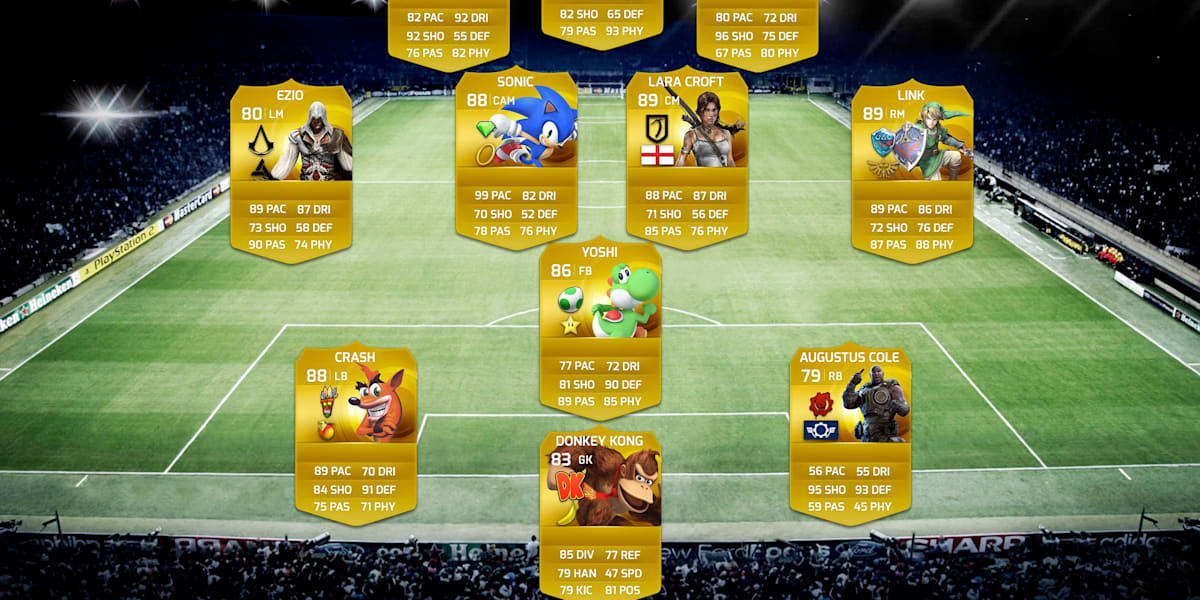 The ultimate gaming FIFA squad