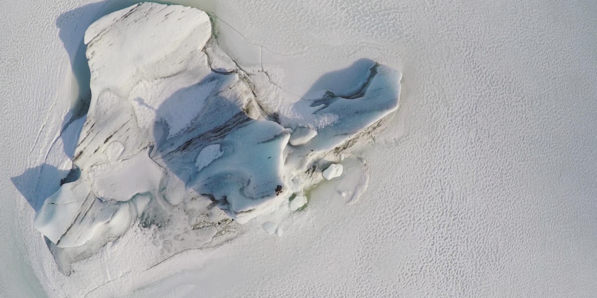 Running on an iceberg