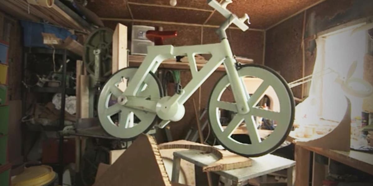 Izhar Gafni's cardboard bike project *video* | Red Bull