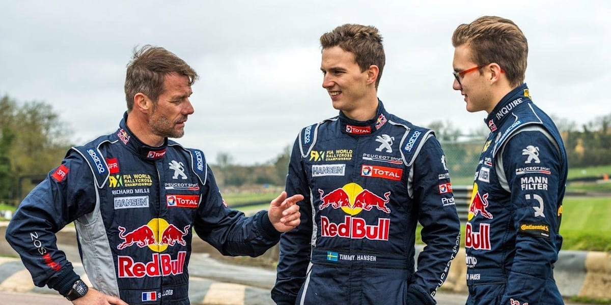 World RallyCross: Team Peugeot Hansen nuevo auto vídeo