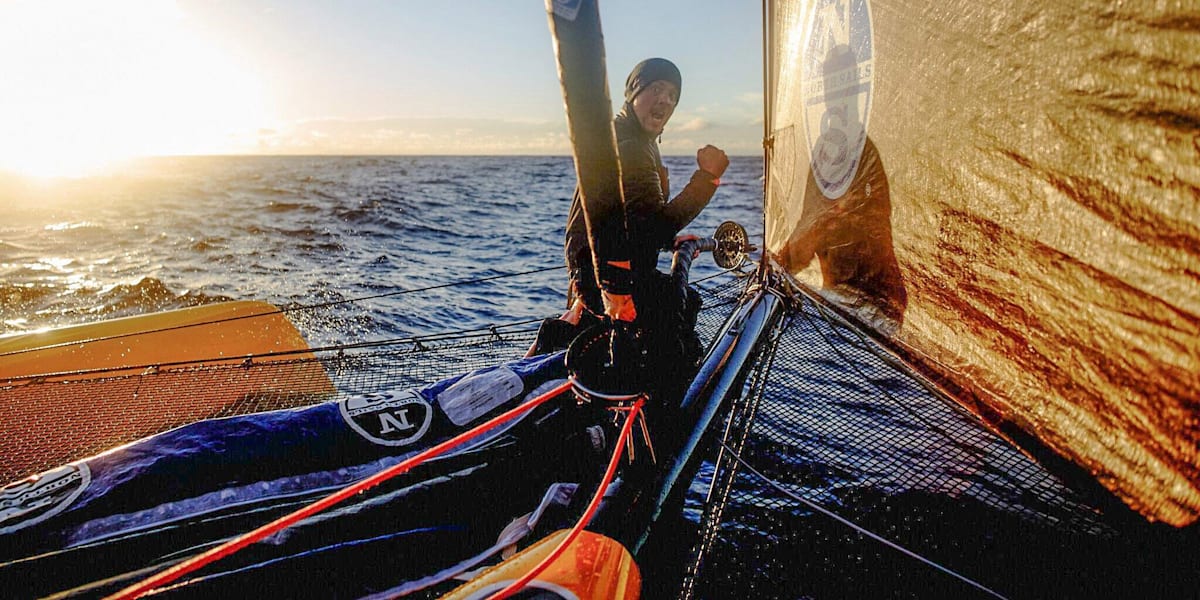 Travis Rice: Sailing 1,000nm on foiling boat | Red Bull