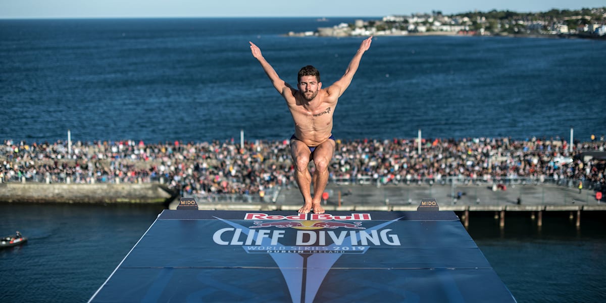 Cliff diving in Dublin 2019 – photo gallery