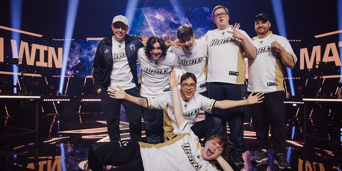 Team Heretics esports profile page