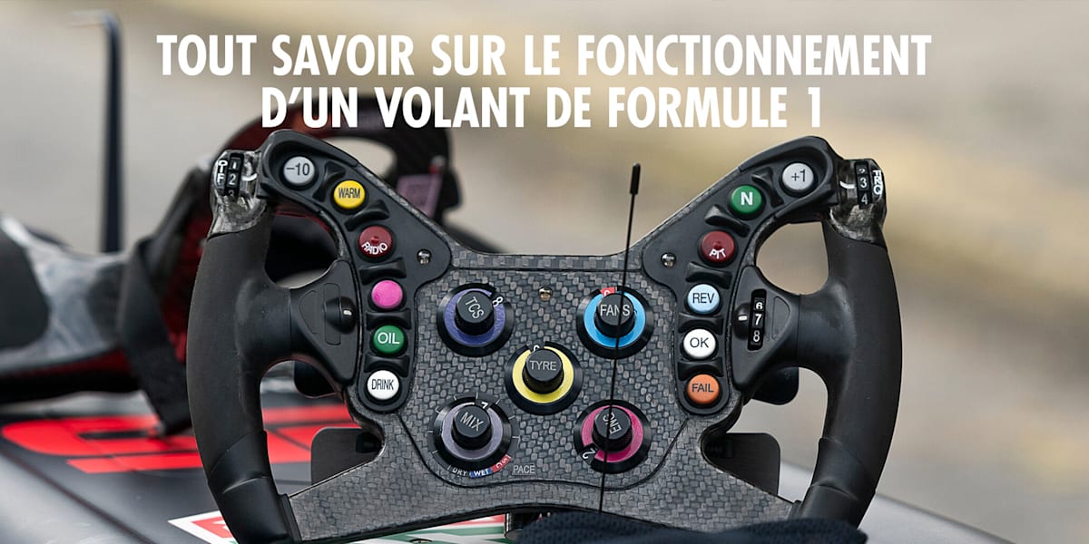 Volant d'une F1 : comment ça fonctionne ? Tout savoir