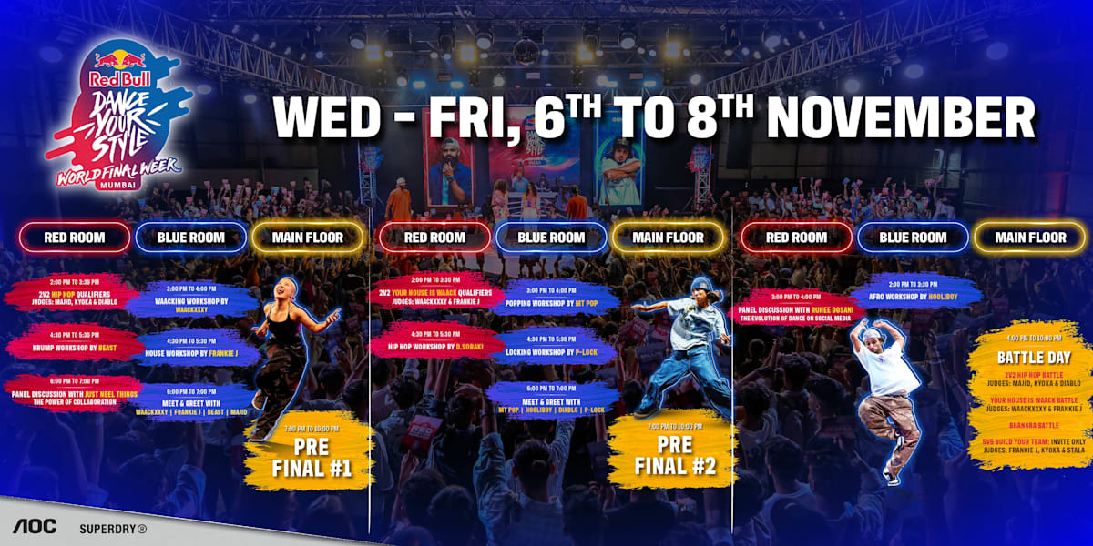 Red Bull Dance Your Style World Final Week Mumbai