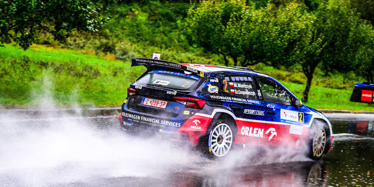 Marczyk gains in the rain to edge closer to ERC title
