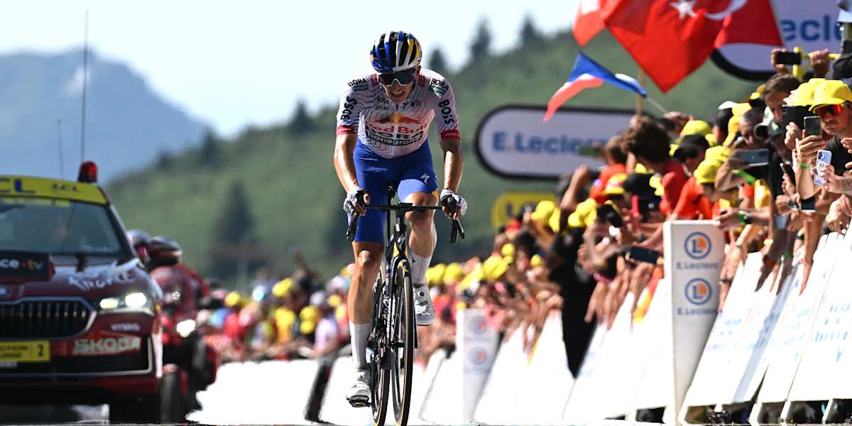 Florian Lipowitz Climbs to Third on Hautacam as GC Battle Heats Up