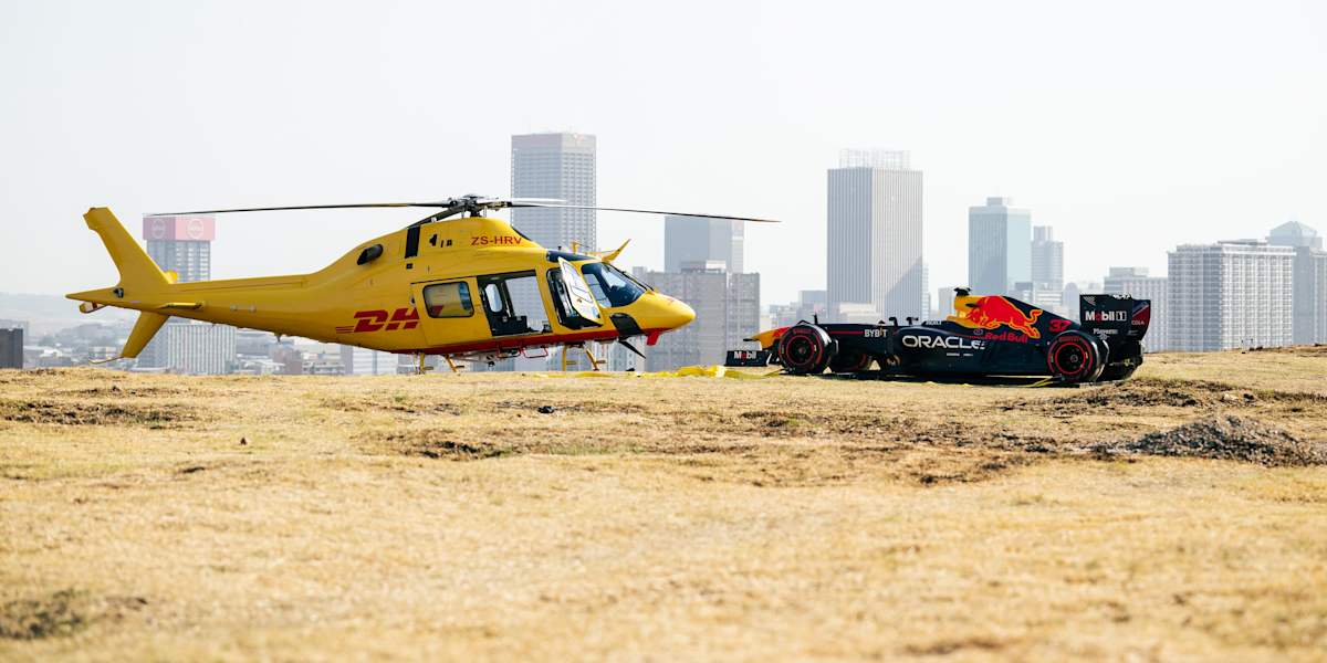 Chasing RB7: F1 showrun in Johannesburg, South Africa