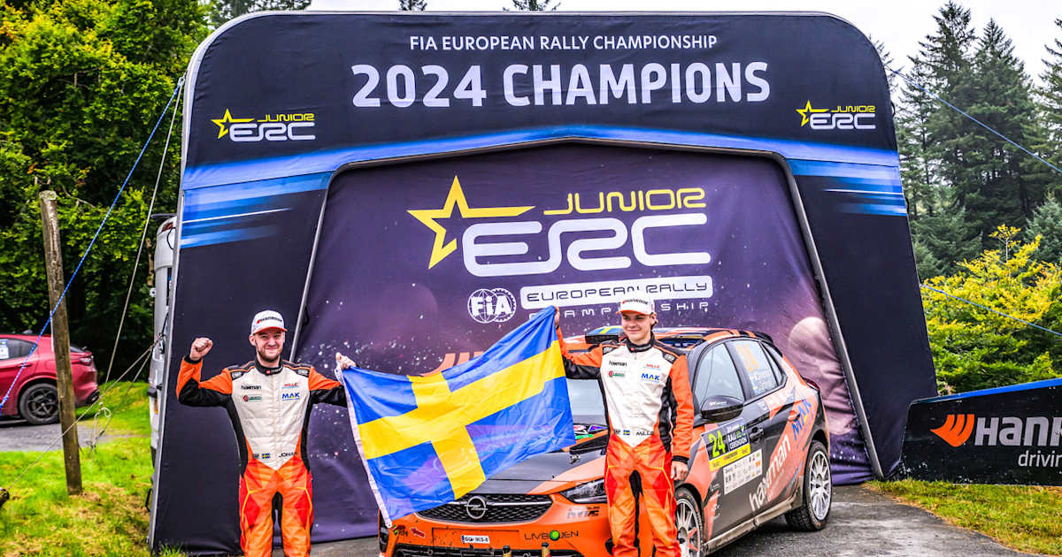 Johansson takes Junior ERC glory as McRae claims Ceredigion