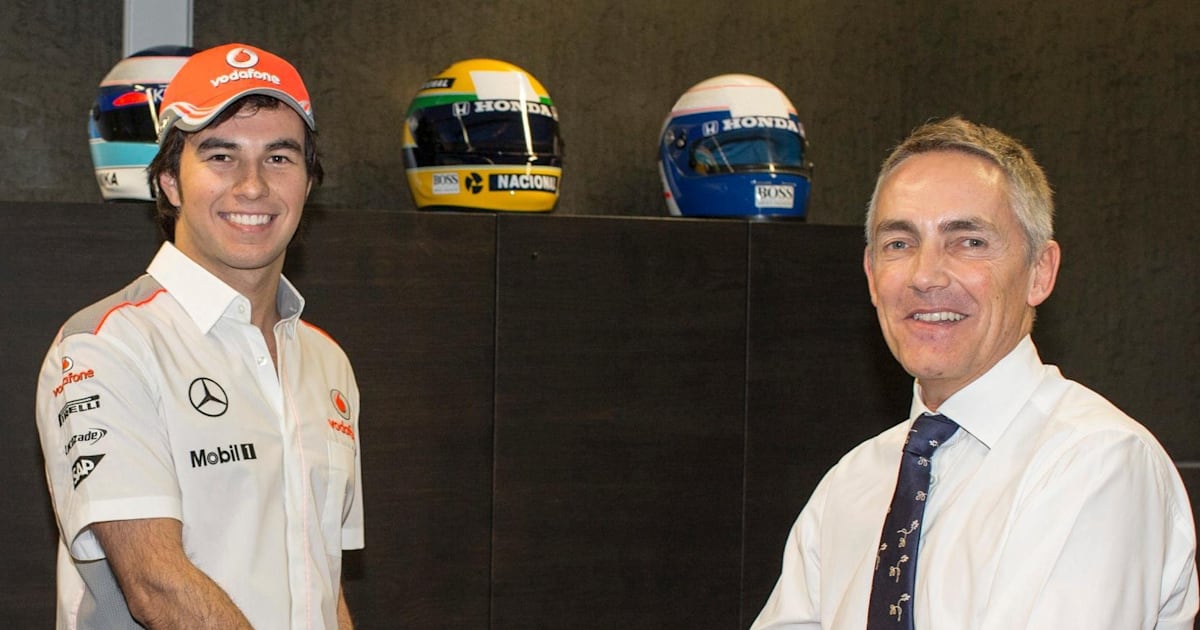 Offizielle Begrüßung für Pérez im McLaren-HQ