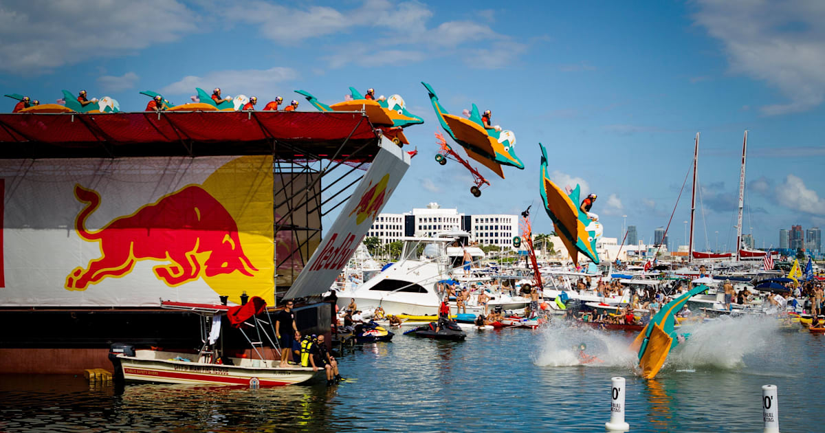 Action from National Red Bull Flugtag in Miami