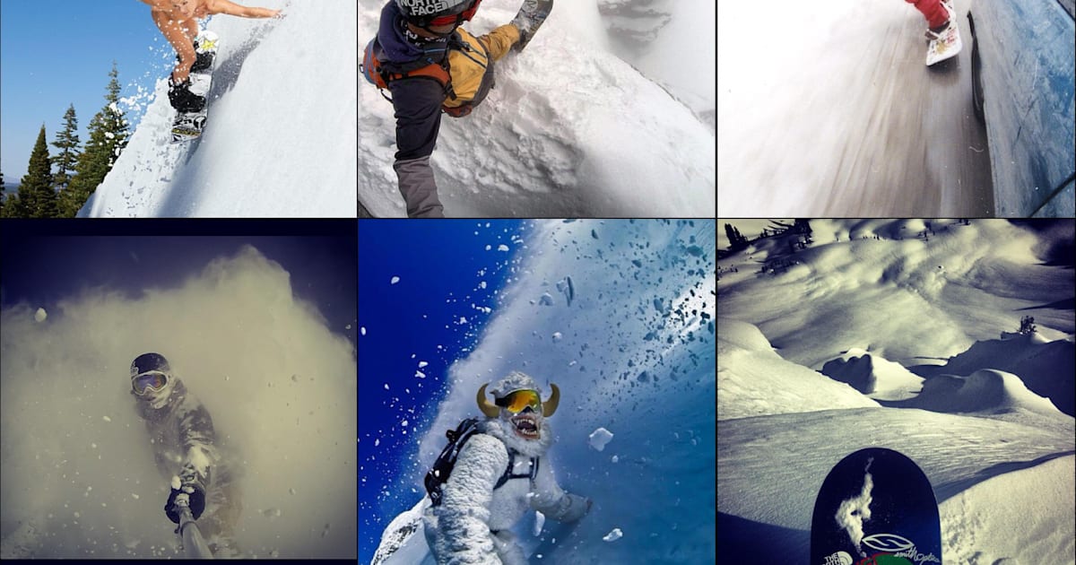 Riders sur Instagram : selfies snowboard extrêmes