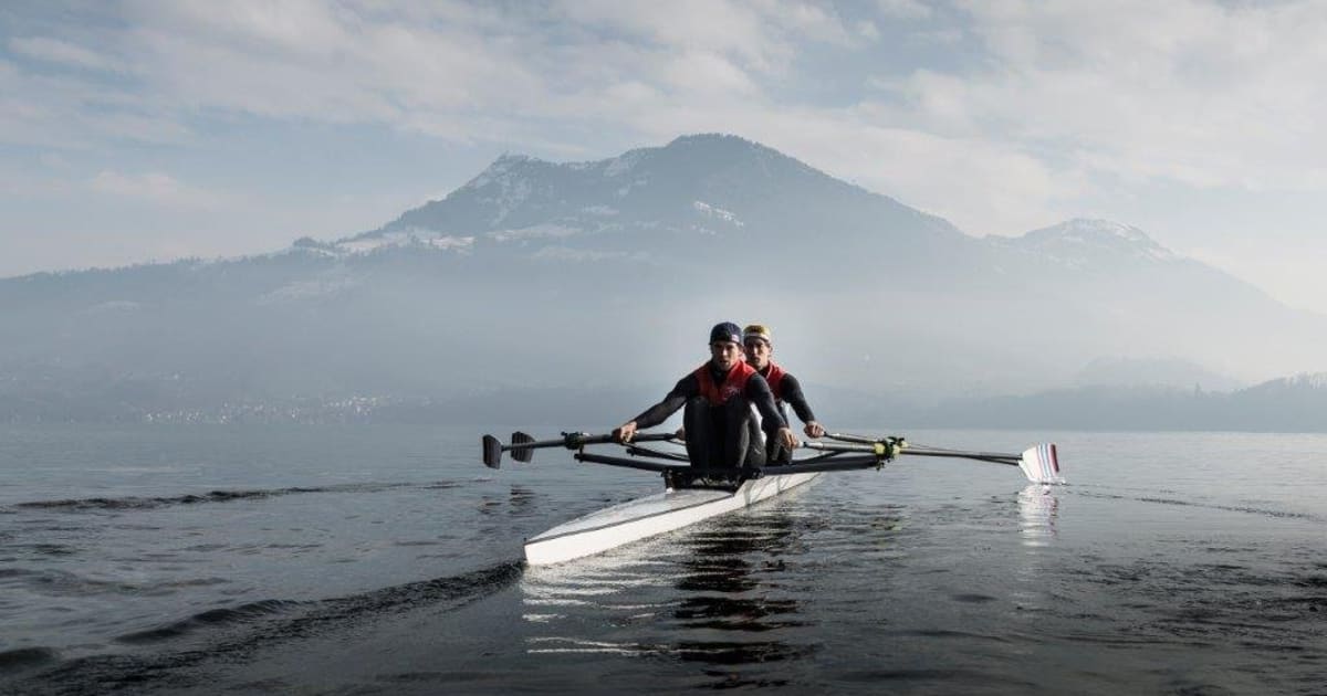 Simon Schürch rowing double lightweight sculls Swiss