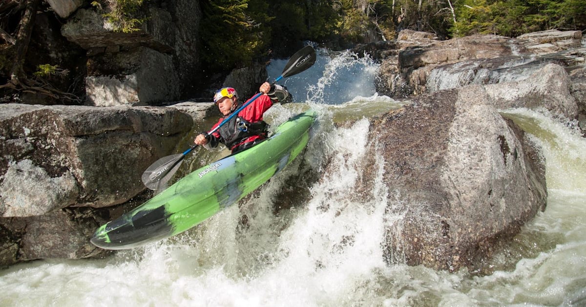 Kayaker Steve Fisher | Hanging Spear Falls New York