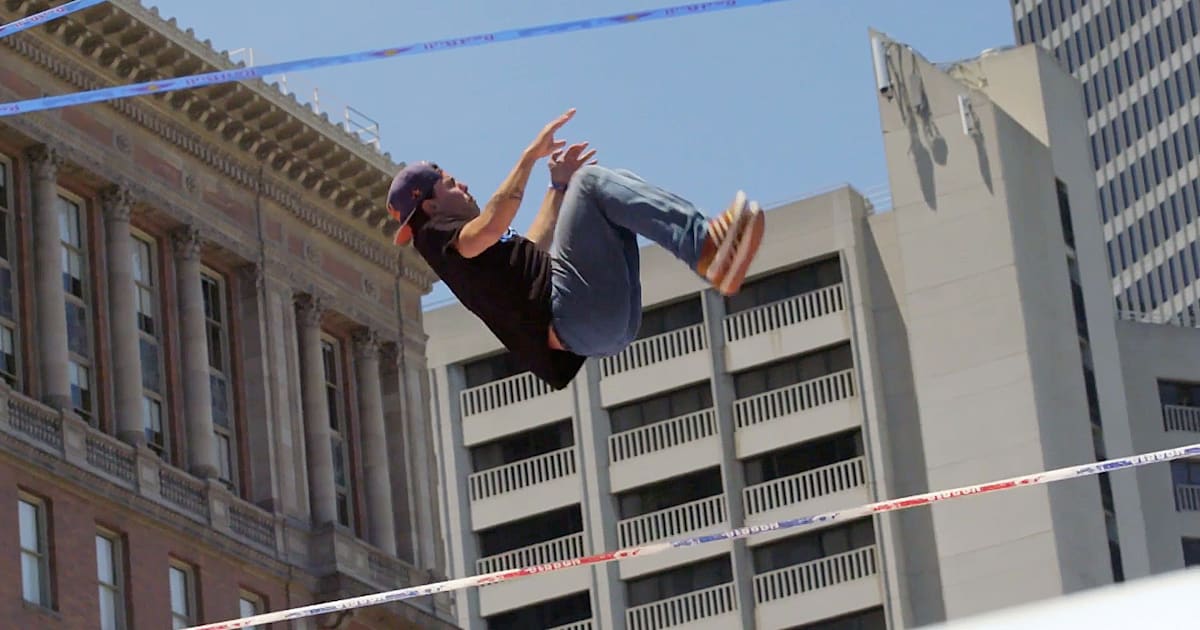 slackline tricks competition