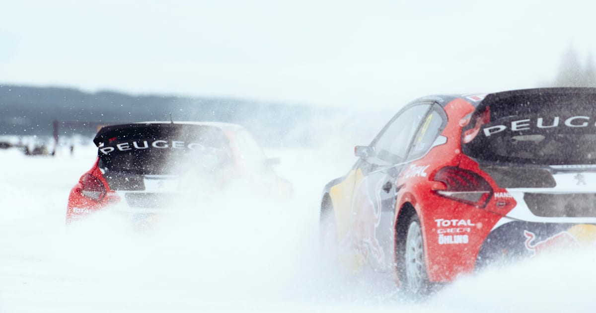 Rallycross embarqué avec Loeb et Hansen
