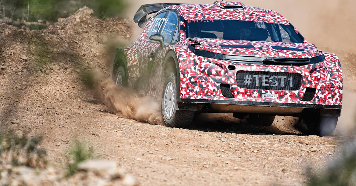 Citroen prueba su nuevo C3 WRC 2017