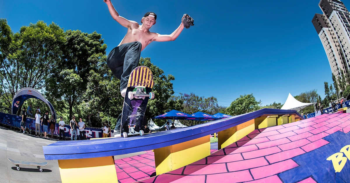 Treinos da final global do Red Bull Skate Arcade 2016